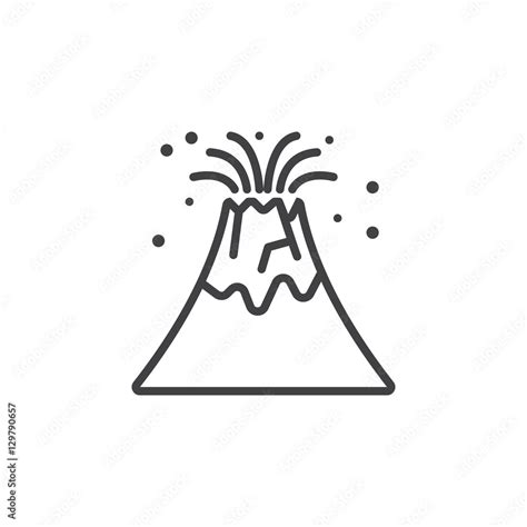 Volcano Outline