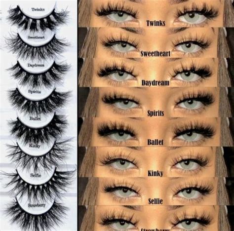 ⭐️false Eyelash Set With Different Styles⭐️ Eyelash Styles False