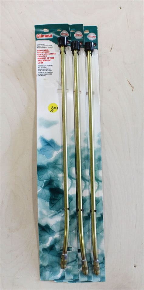 Three New Spray Doc Gilmour Brass Wand Replacement