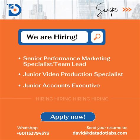 Jobopening Nowhiring Marketingjobs Videoproduction Accounts