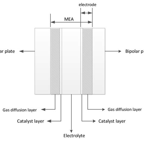 2 Construction Of A Membrane Electrode Assembly Download Scientific Diagram
