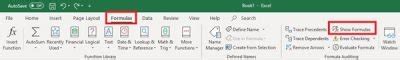 Excel Formulas Not Updating Automatically