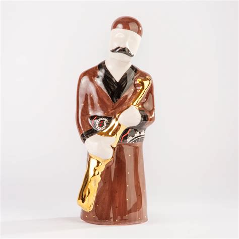 Khoramabadi Man Ceramic Incense Holder Handcrafted Lur Art