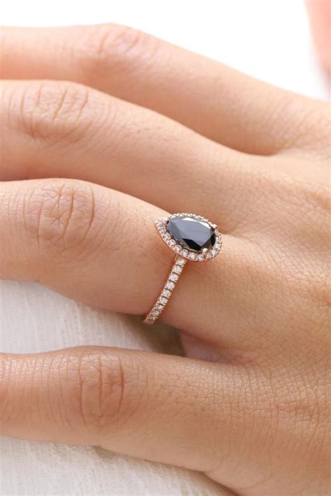 24 Unique And Trendy Black Diamond Engagement Rings