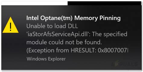 Resolve Intel Optane Memory Pinning Error On Windows