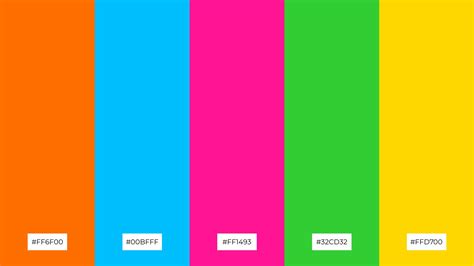 The Best 15 Retro 90s Color Palette Combinations