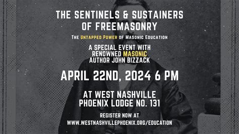Nashville Freemasons Special Event April 22nd With John Bizzack — West Nashville Phoenix