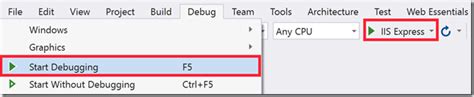 Stop Running With The Visual Studio Debugger