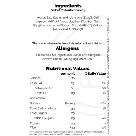 Salbot Chilerito Chamoy 355ml Kellys Expat Shopping