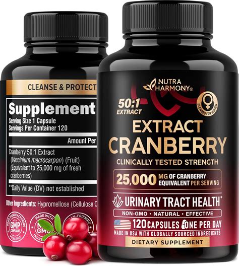 Cranberry Pills For Women 500 Mg Clinically Tested