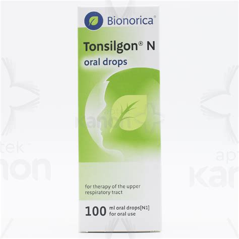 Tonzilqon N Damcı 100 Ml Tonsilgon N Aptekonlineaz Onlayn Aptek
