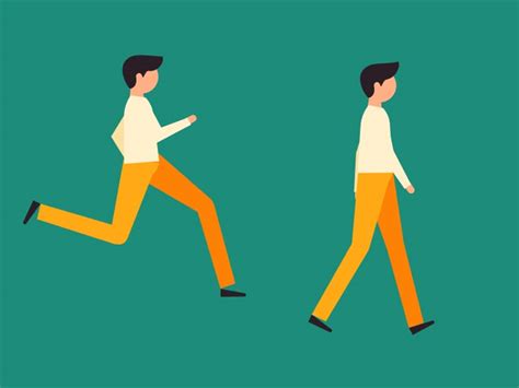 Slow Walk  On Behance Анимация персонажей Анимация Гифки
