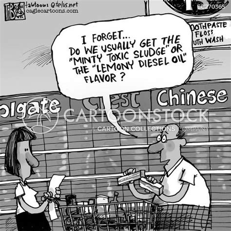 Chinese Toothpaste Cartoons And Comics Funny Pictures From Cartoonstock