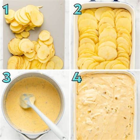 Southwest Cheesy Au Gratin Potatoes The Sassy Foodie