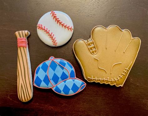Baseball Themed Sugar Cookies Etsy