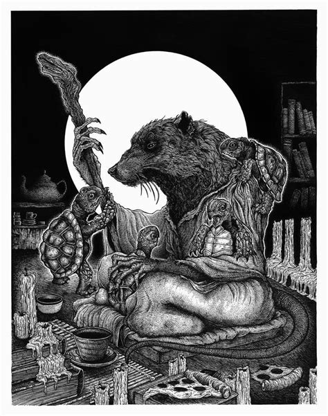 Splinter And His Boys By Artist Liam Atkin Rtmnt