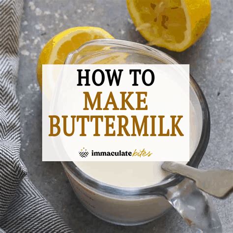 Buttermilk Recipe