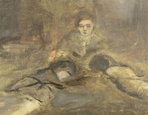 O Louis Guglielmi Depicts A Sorrowful Figure Keeping Watch Over Many