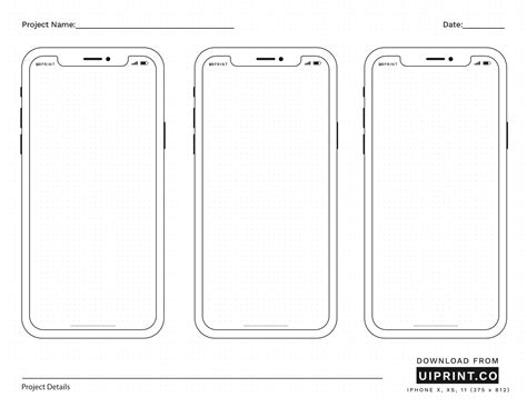 Iphone Grid Template