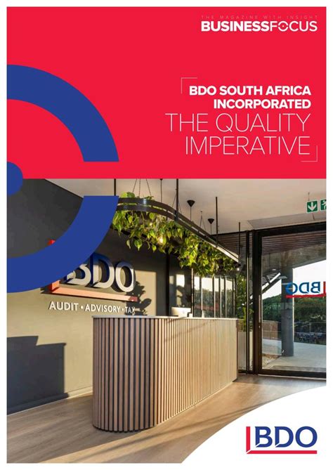 Wynand Botha Ca Sa On Linkedin Bdo South Africa Incorporated The Quality Imperative Bf112