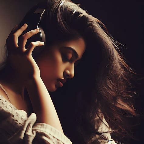 Premium Ai Image Listen Music Premium Ai Image Listen Music