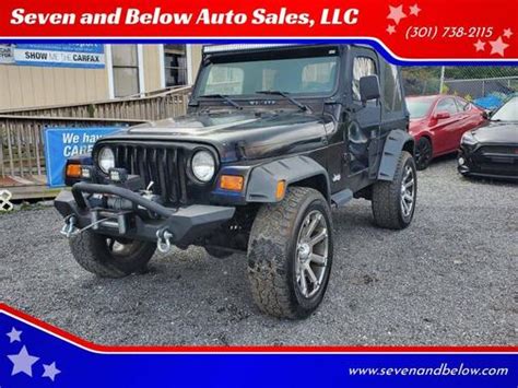 Used 2002 Jeep Wrangler For Sale Near Me
