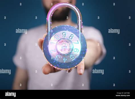A 3d Sign Of Information Technology Protection Secure Access Encryption Against Cyber Stock