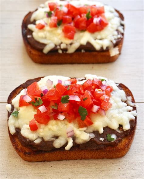 Mexican Molletes Grilled Cheese Sandwich