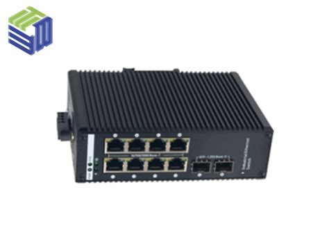 Switch Công Nghiệp 8 Ports 101001000 Poe 2 Ports Sfp Managed