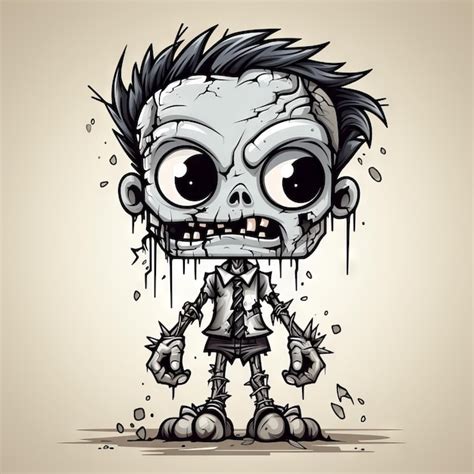 Zombies Un Diseño De Arte De Ilustración Foto Premium