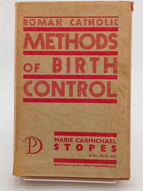 Roman Catholic Methods Of Birth Control By Marie C Stopes Book Express