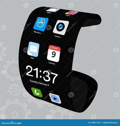 Flexible Technology Stock Illustrations 11443 Flexible Technology