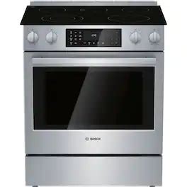 Bosch 500 Series 30 In Wide 58 Cu Ft Slide In Electric Induction