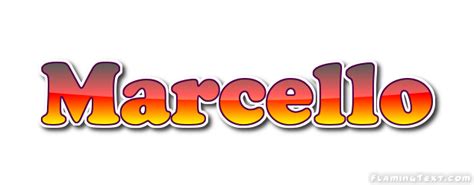 Marcello Logo | Free Name Design Tool from Flaming Text