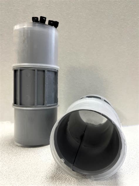 110mm Grey Pvc Split Duct Repair Kit 4a For Use With 57 Split Duct Plaspipes Ltd