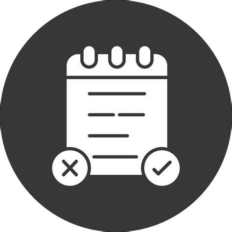 Testing Glyph Inverted Icon 43436566 Vector Art At Vecteezy