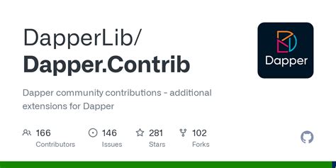 Github Dapperlibdappercontrib Dapper Community Contributions Additional Extensions For Dapper