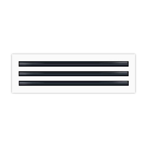 Buildmart 18 Linear Slot Diffuser 3 Slot Triple Slot White