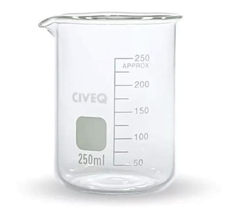 Vaso De Precipitado De Vidrio De 250 Ml Dibbiotek