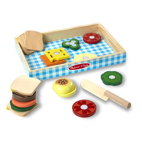 Melissa And Doug 17 Piece Sandwich Making Play Set And Reviews Wayfair