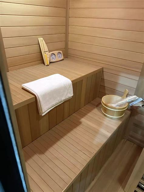 Luxury Outdoor Sauna New Luxury High End Black Square Outdoor Sauna