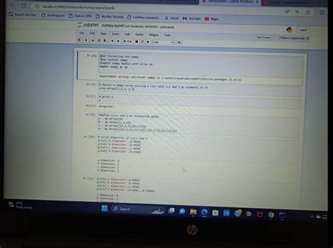 Bhargavi Beere On Linkedin Task40revise Numpy Methods Kiran Sagar Pythonlife