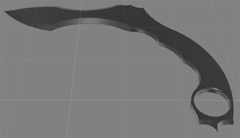Karambit 5 3d Models Download Creality Cloud