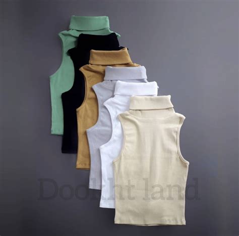 خرید یقه اسکی حلقه ای بدون آستین قیمت تولیدی دوخت لند