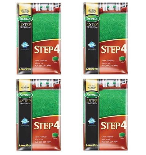 Scotts 4 Step Lawn Care Fertilizer Program Ph
