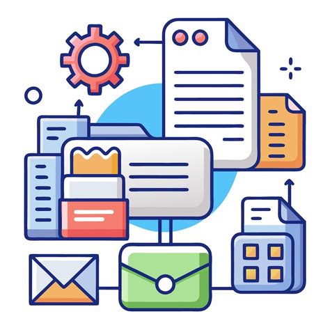 Document Management Icon File Organization Document Storage File