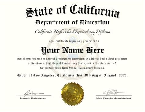 Ged Diploma Certificate Online Diploma Maker