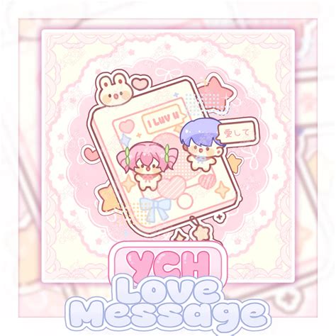 Ych Couple Chibi Love Message By Fur Mu Fur Mu Vgen