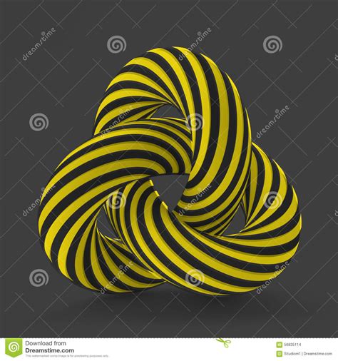 3d Abstract Illustration Vector Template Stock Vector Illustration