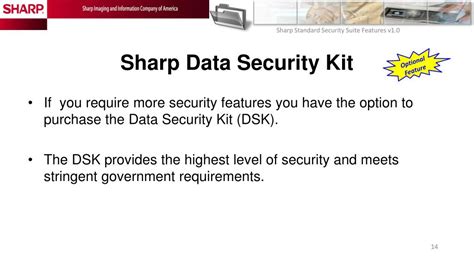 Ppt The New Sharp Standard Security Vs The Data Security Kit